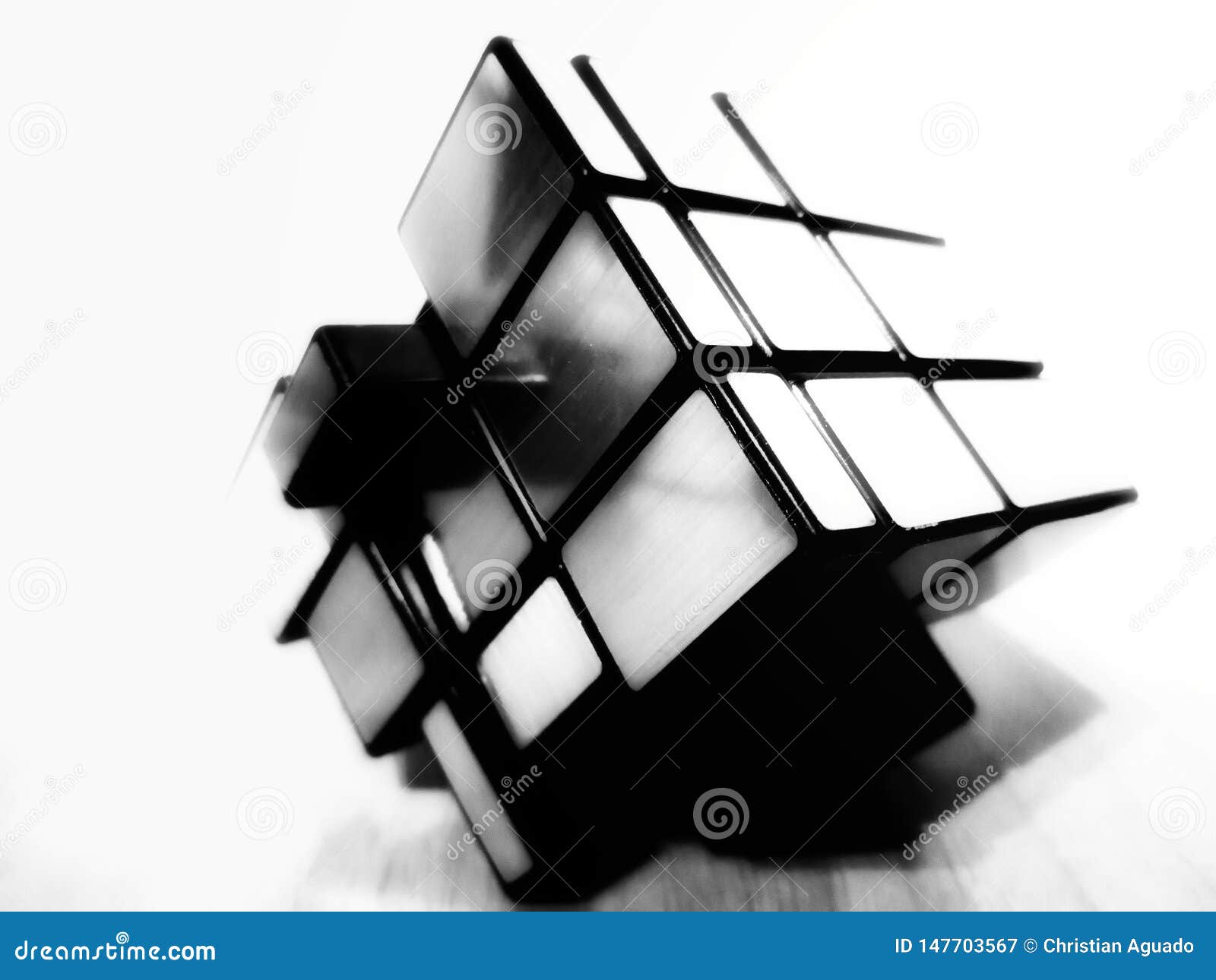 Mirror Rubik& X27;s Cube Editorial Photography - Image of rubiks, grey ...
