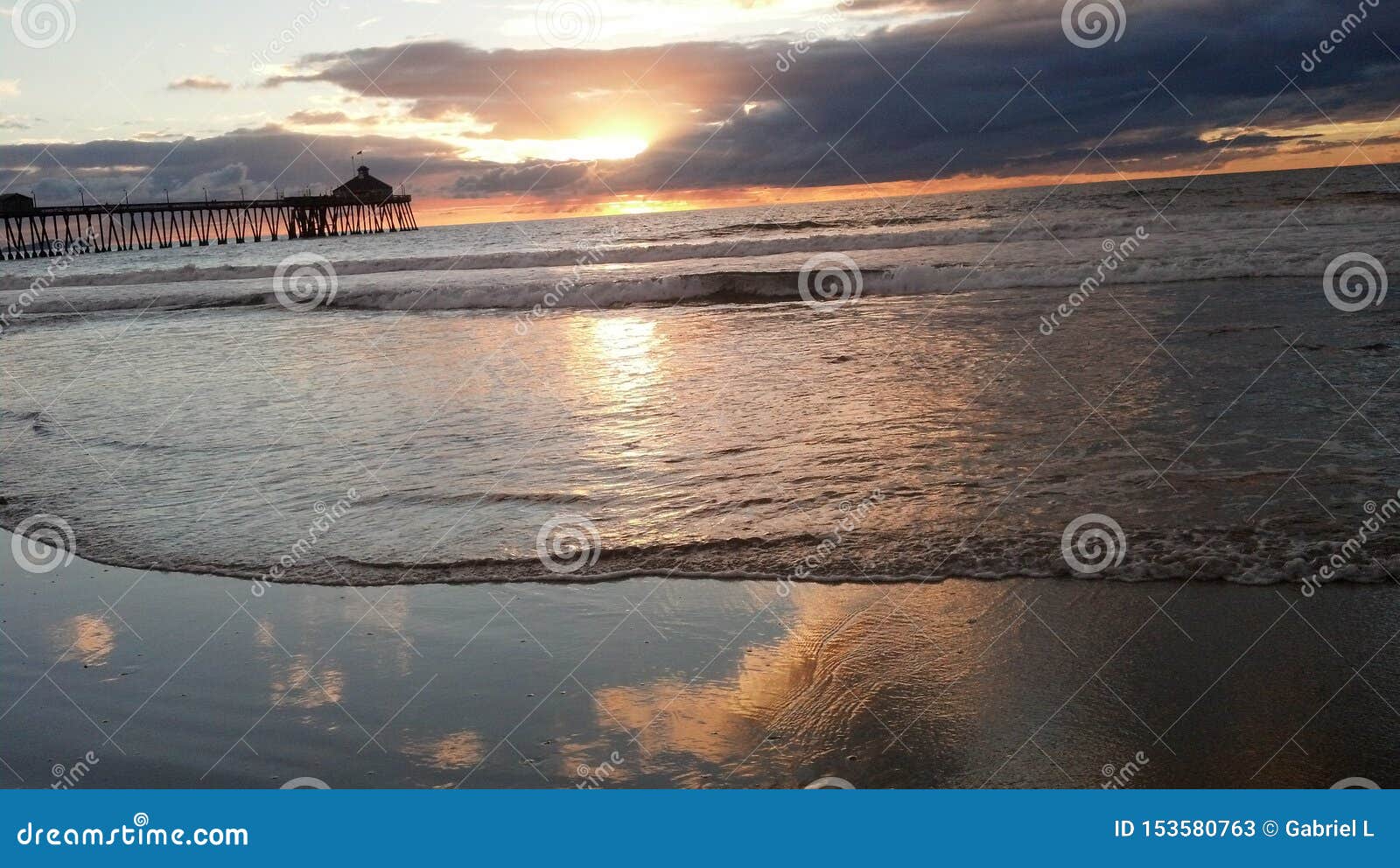 Mirror in the sea stock image. Image of mirror, ocean - 153580763