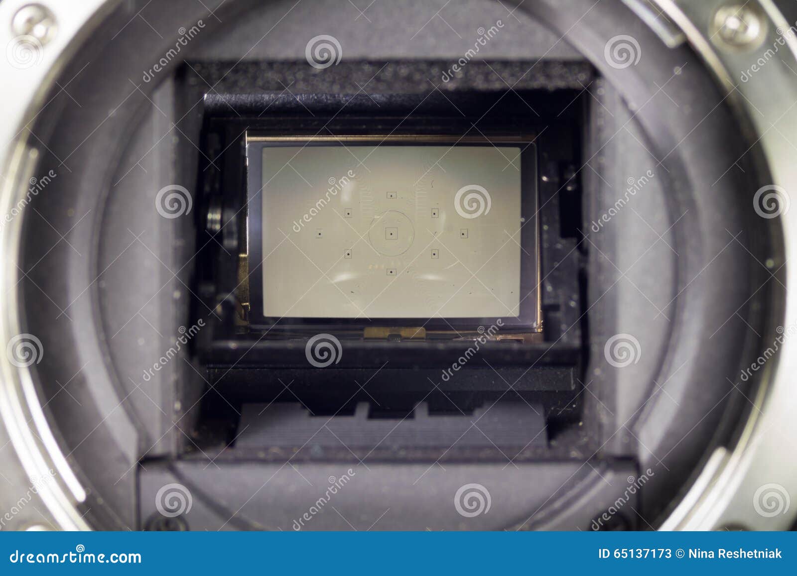 Mirror and Shutter Mechanism DSLR Camera Stock Image - Image of lens ...