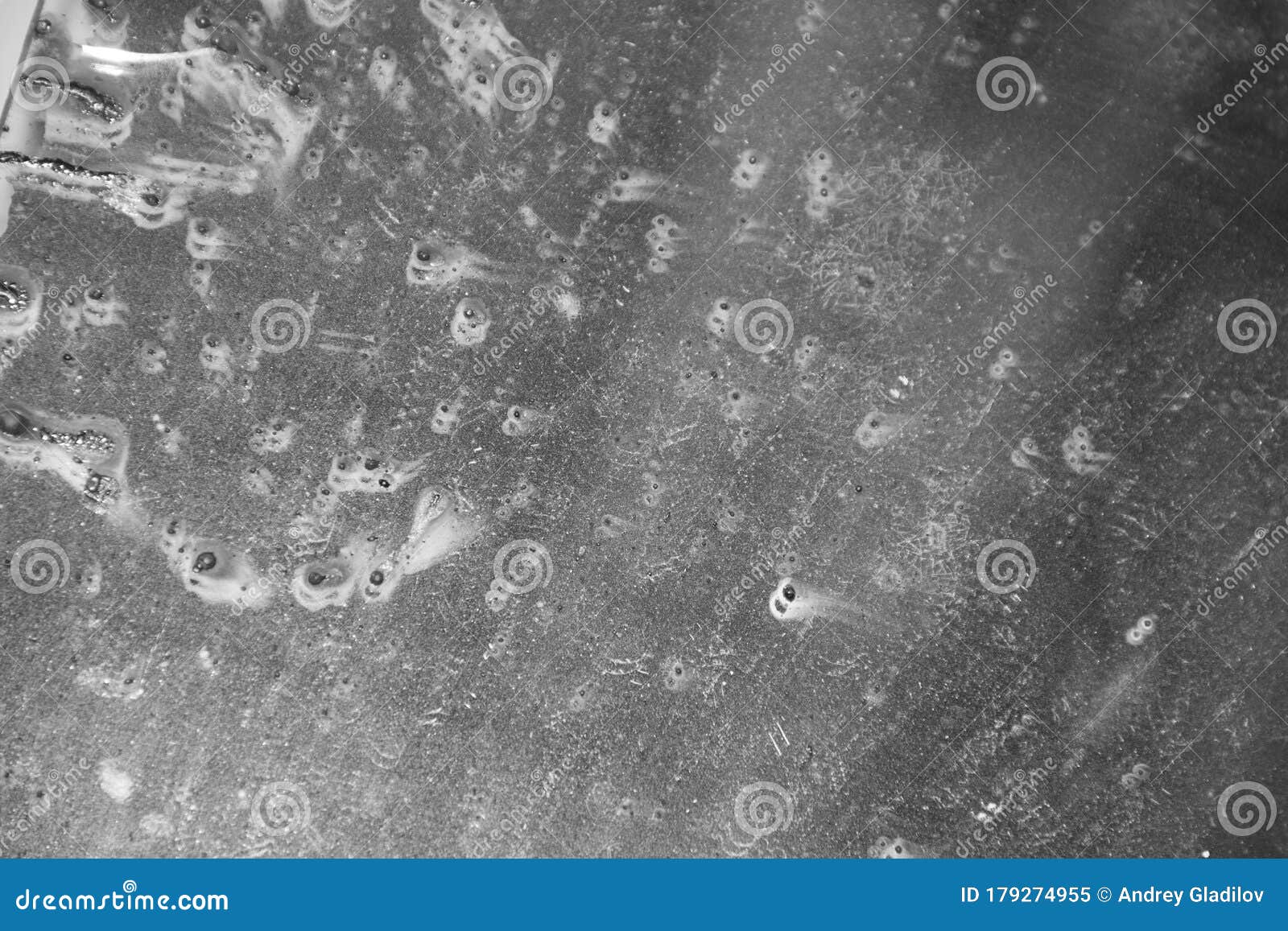 Mirror Surface with Splashed Splintered Metal Stock Image - Image of ...