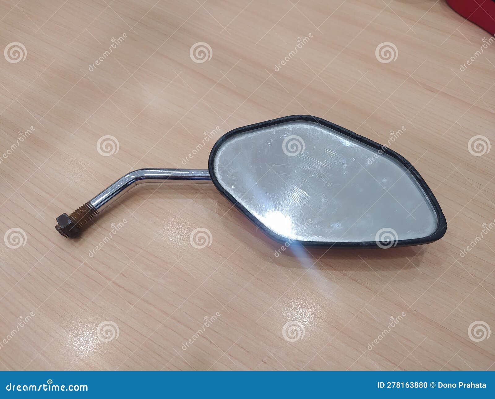 Object in the Glass are Actually Closer Than Appear Stock Photo - Image ...