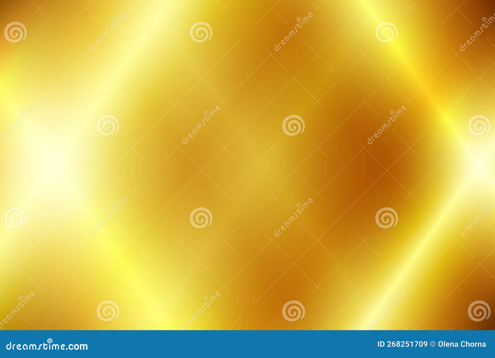 Mirror Texture Background. Golden Metal Foil. Chrome Gloss Backdrop ...