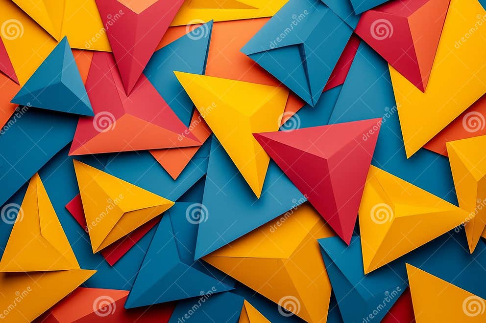 Mirrored Background with Rhombic Patterns. Image Stock Photo - Image of ...