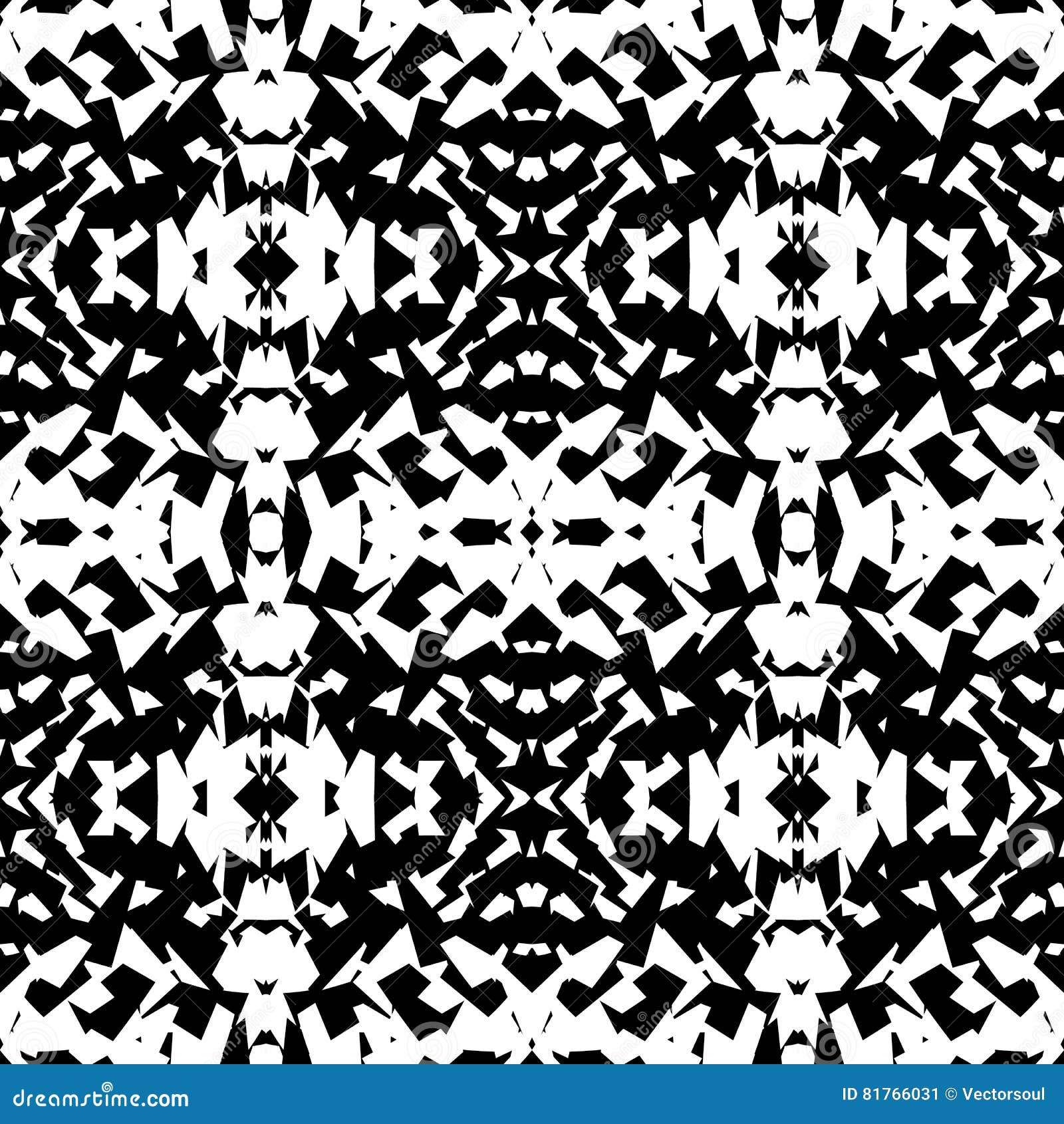 Mirrored Geometric Pattern. Repeatable Monochrome Abstract Backg Stock ... Mirrored Geometric Pattern. Repeatable Monochrome Abstract Backg Stock ...
