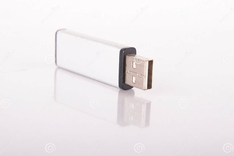 Mirrored USB Stick stock photo. Image of connect, connection - 8124248