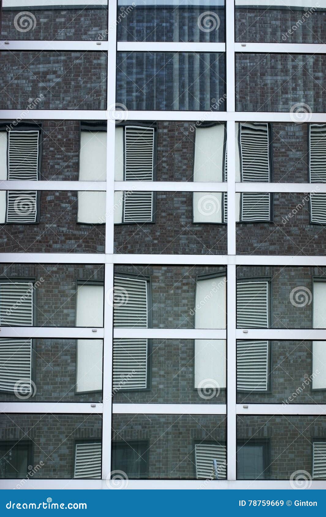 Mirrored windows stock image. Image of facade, storey - 78759669