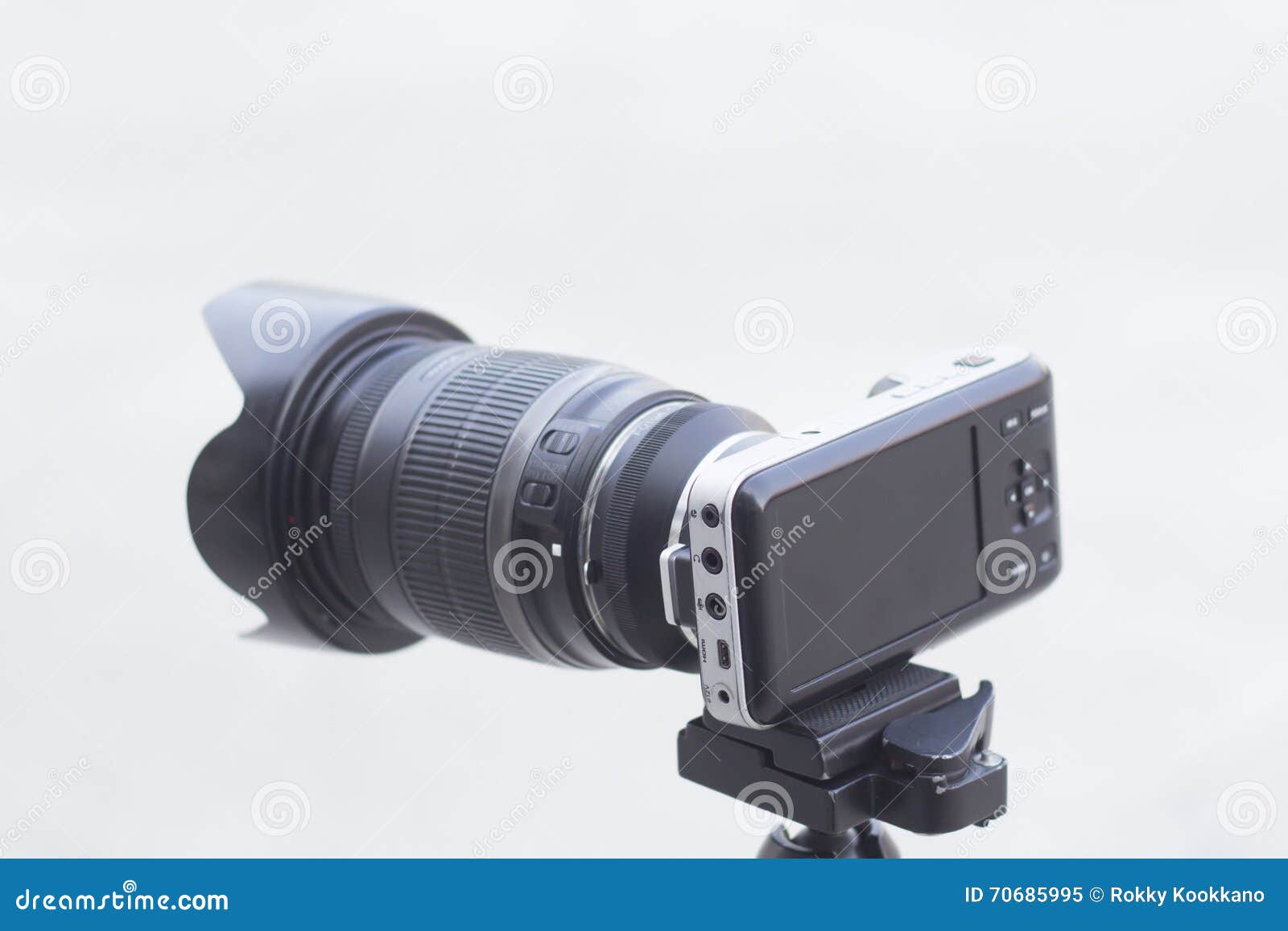 Mirrorless Classic Camera Minimal Design Blackmagic Stock Image - Image ...