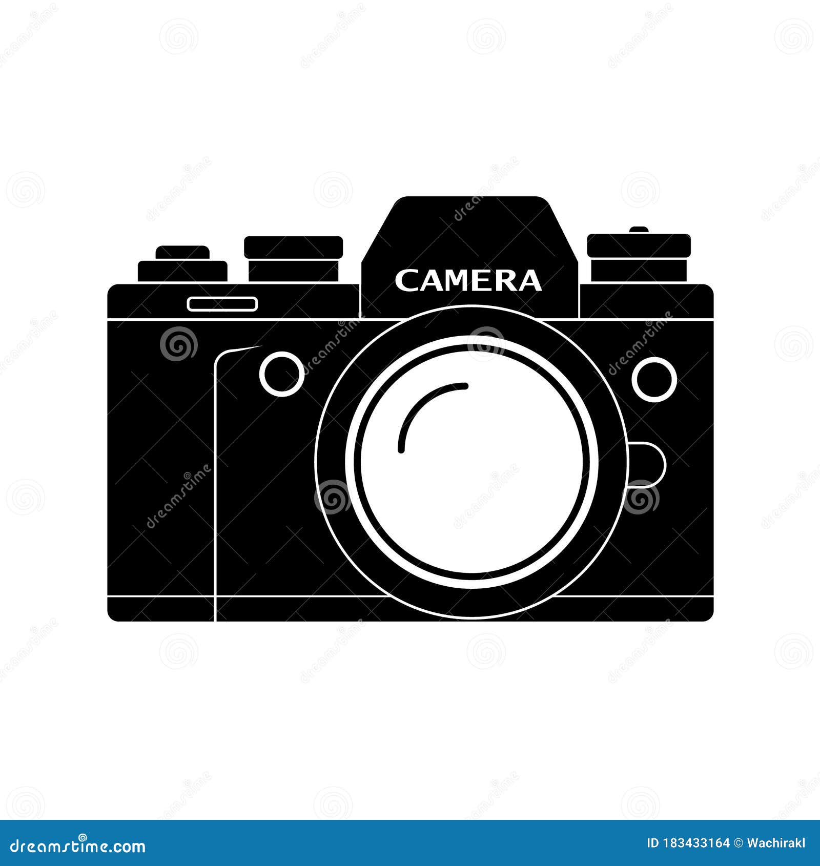 Mirrorless Digital Camera Vector Stock Vector - Illustration of ...