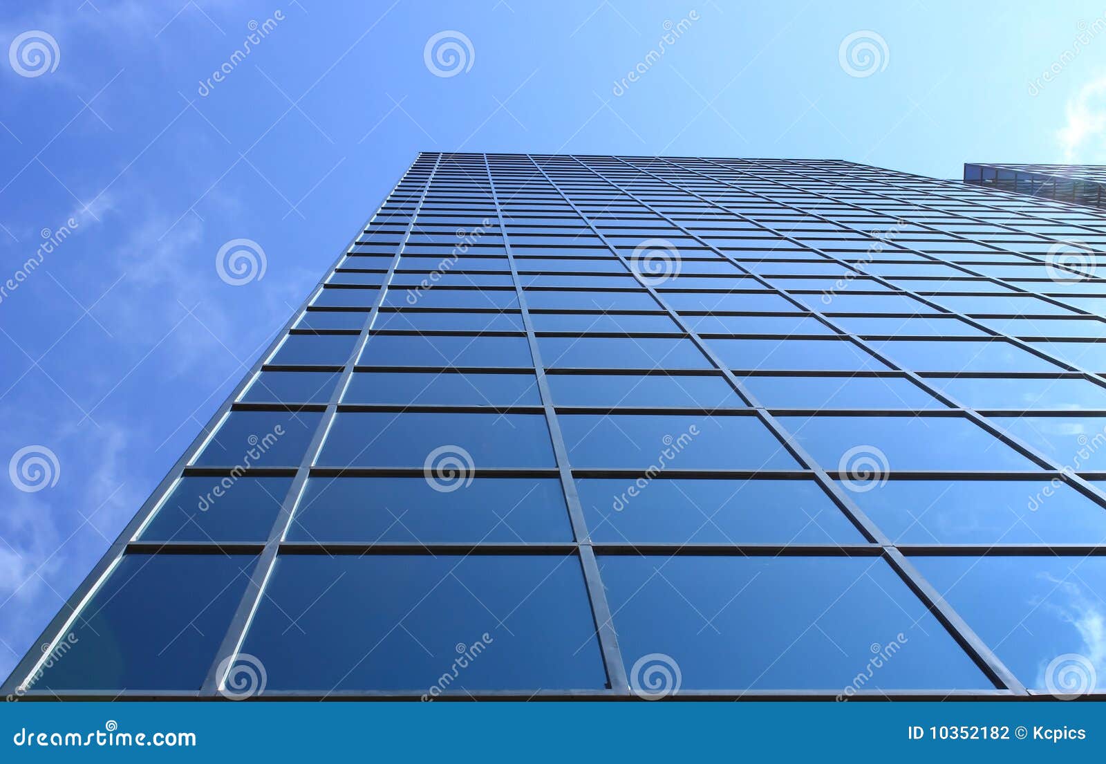 Mirrorred Perspective stock photo. Image of glass, blue - 10352182
