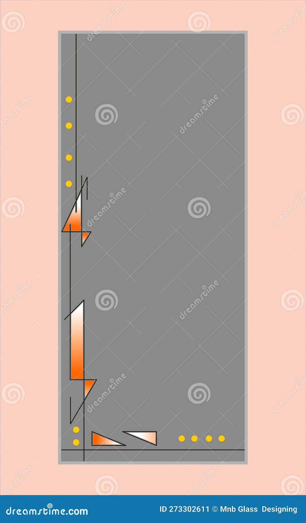 Mirrors Glass Border Design Vector CDR Stock Vector - Illustration of ...