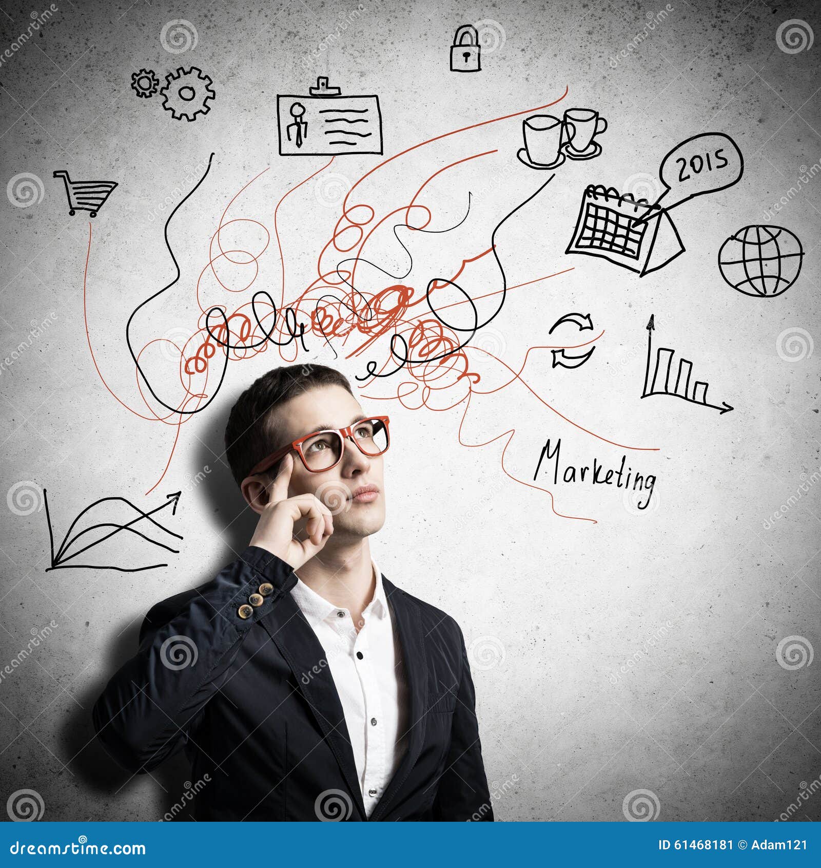 Mis pensamientos imagen de archivo. Imagen de bosquejo - 61468181