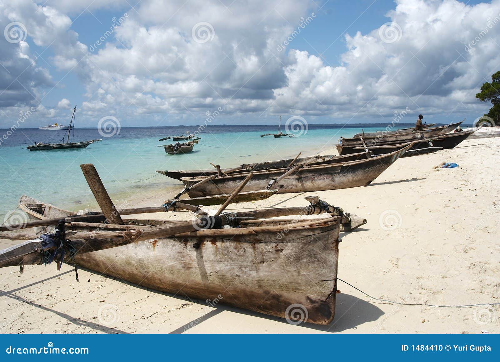 Misali Fishing Boats stock photo. Image of sand, clouds - 1484410