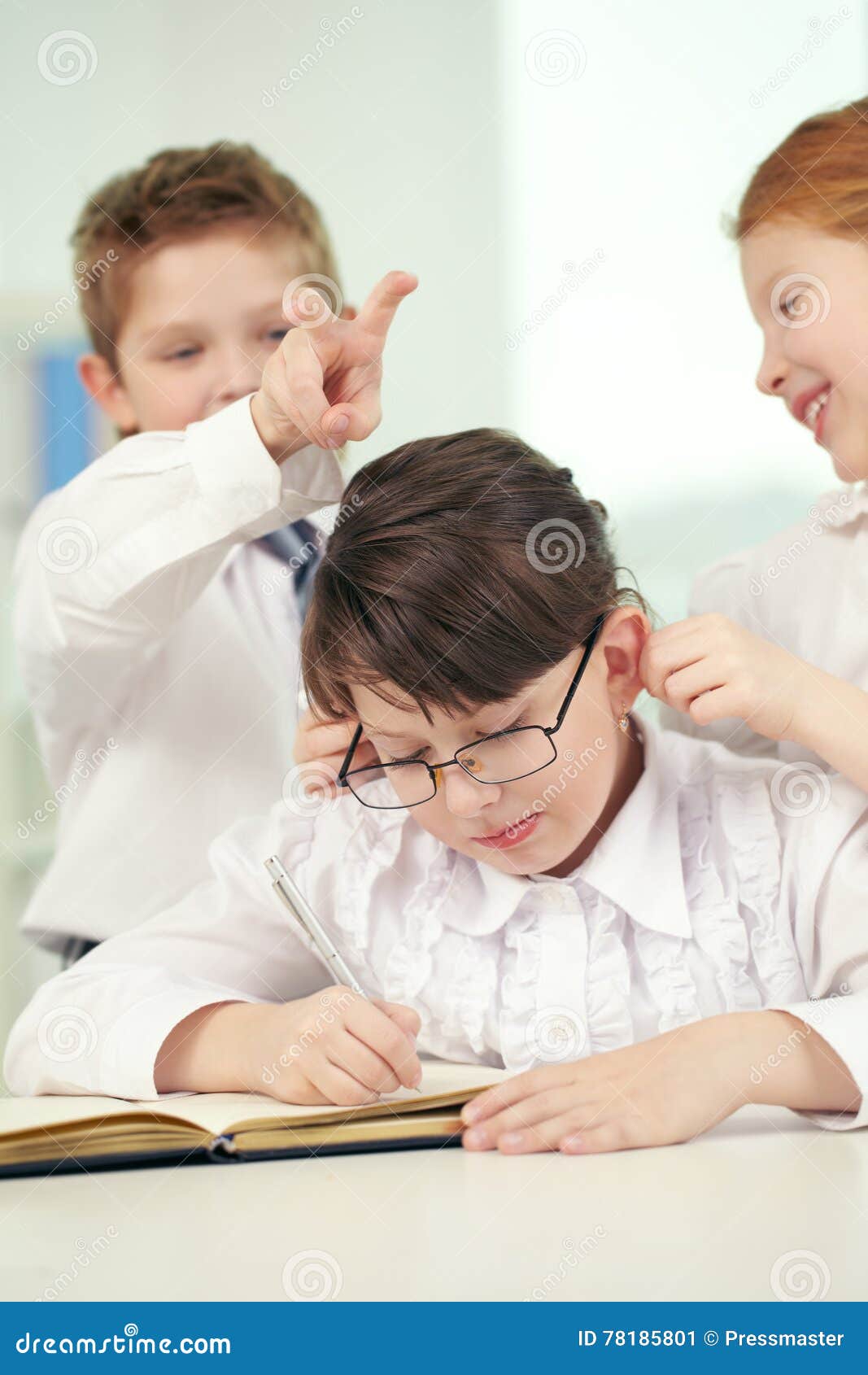 Children Misbehaving At School