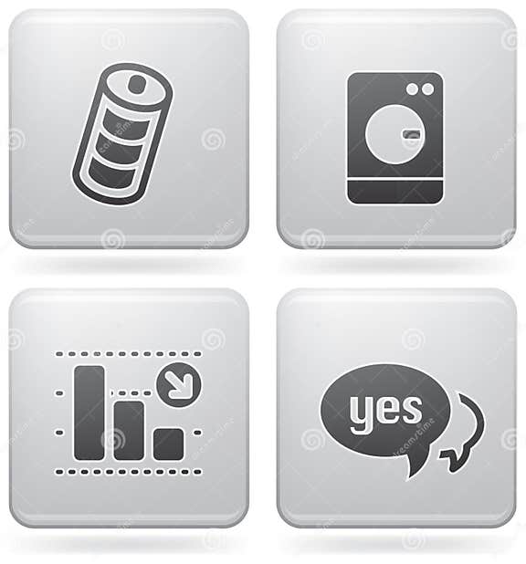 Misc Internet Icons stock vector. Illustration of message - 15313003