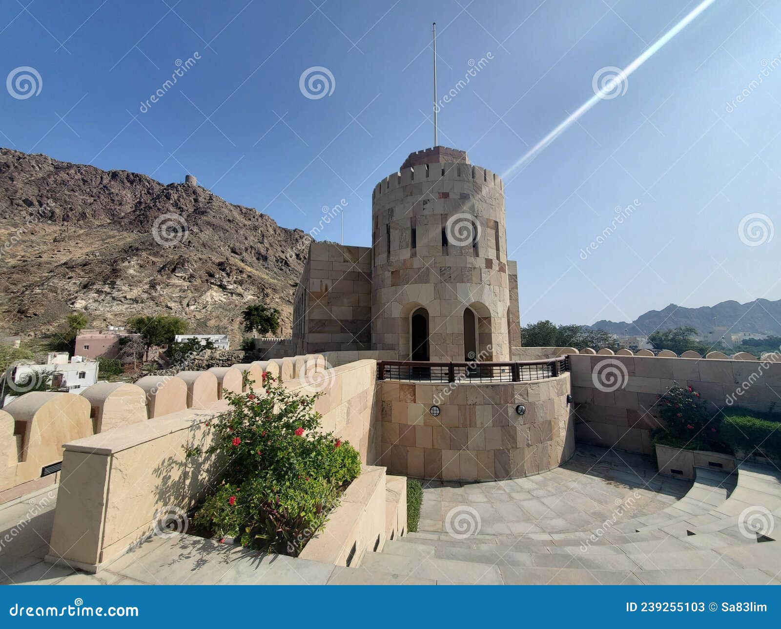 Muscat gate museum, Oman stock image. Image of tourism - 239255103