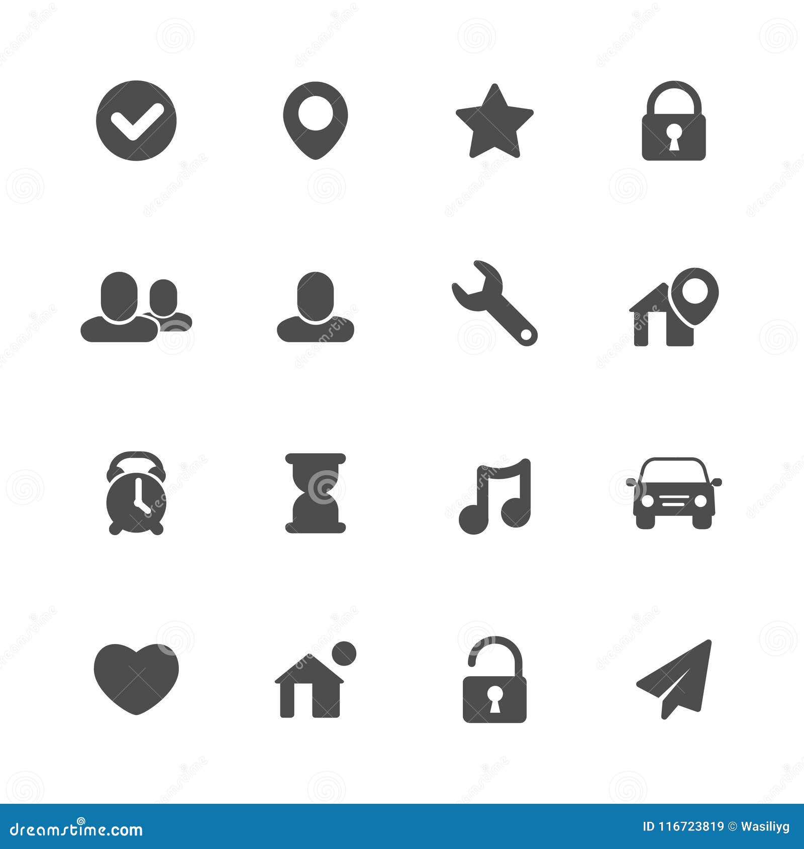 Miscellaneous Flat Gray Icons Set of 16 Stock Vector - Illustration of ... Miscellaneous Flat Gray Icons Set of 16 Stock Vector - Illustration of ...