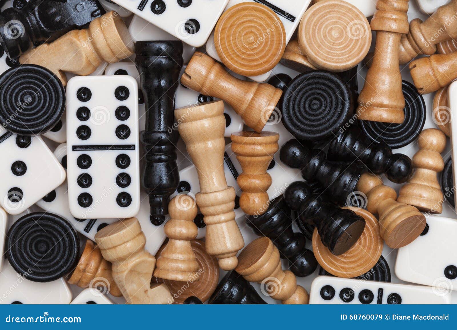 Miscellaneous game pieces stock image. Image of pieces - 68760079