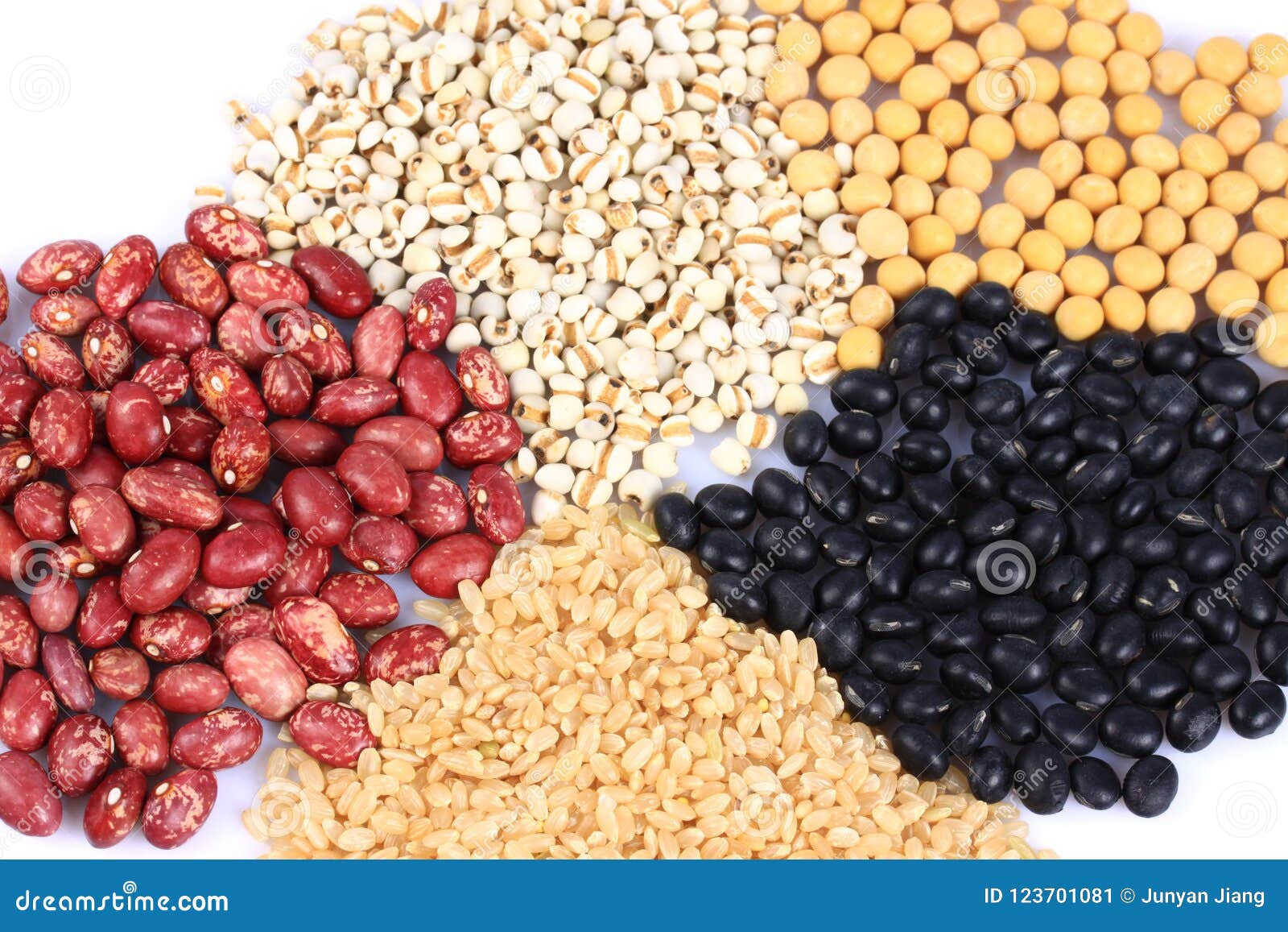 Miscellaneous grains stock image. Image of close, black - 123701081