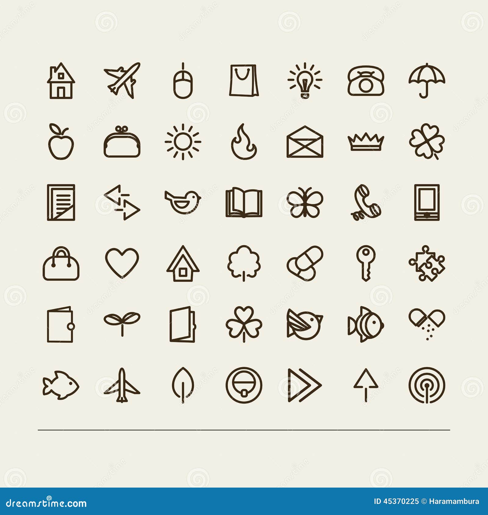 Miscellaneous icons stock vector. Illustration of neutral - 45370225