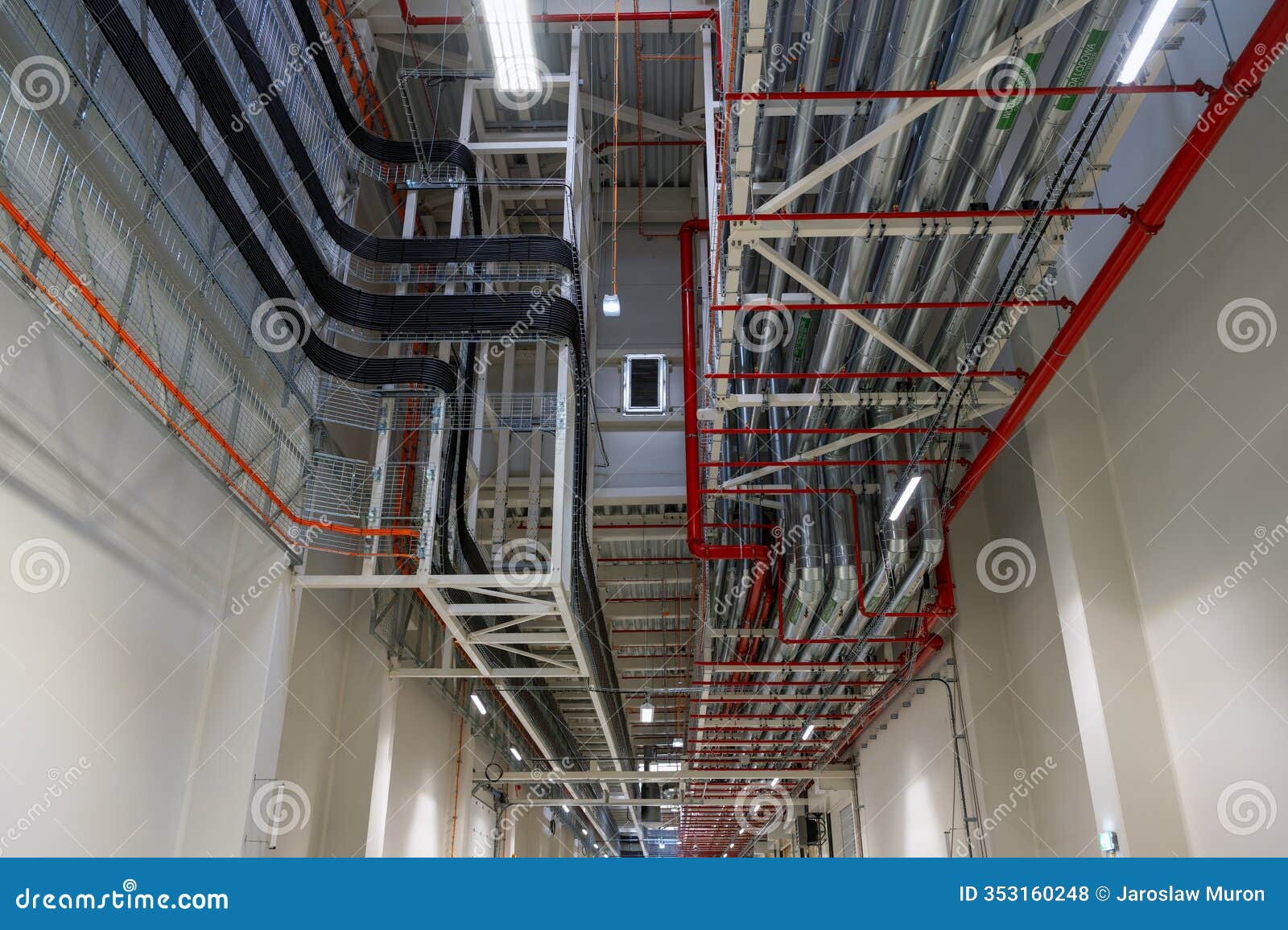 Miscellaneous Industrial Installations Inside Manufacturing Plant Stock ...