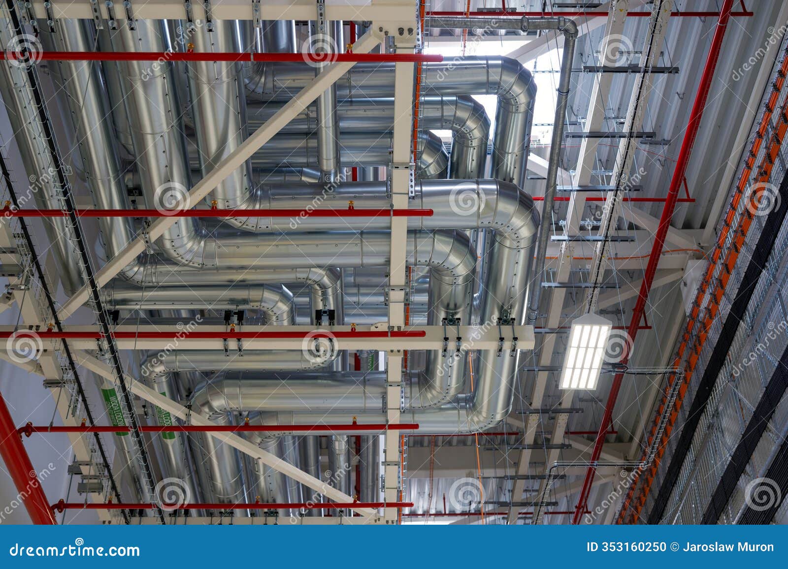 Miscellaneous Industrial Installations Inside Manufacturing Plant Stock ...