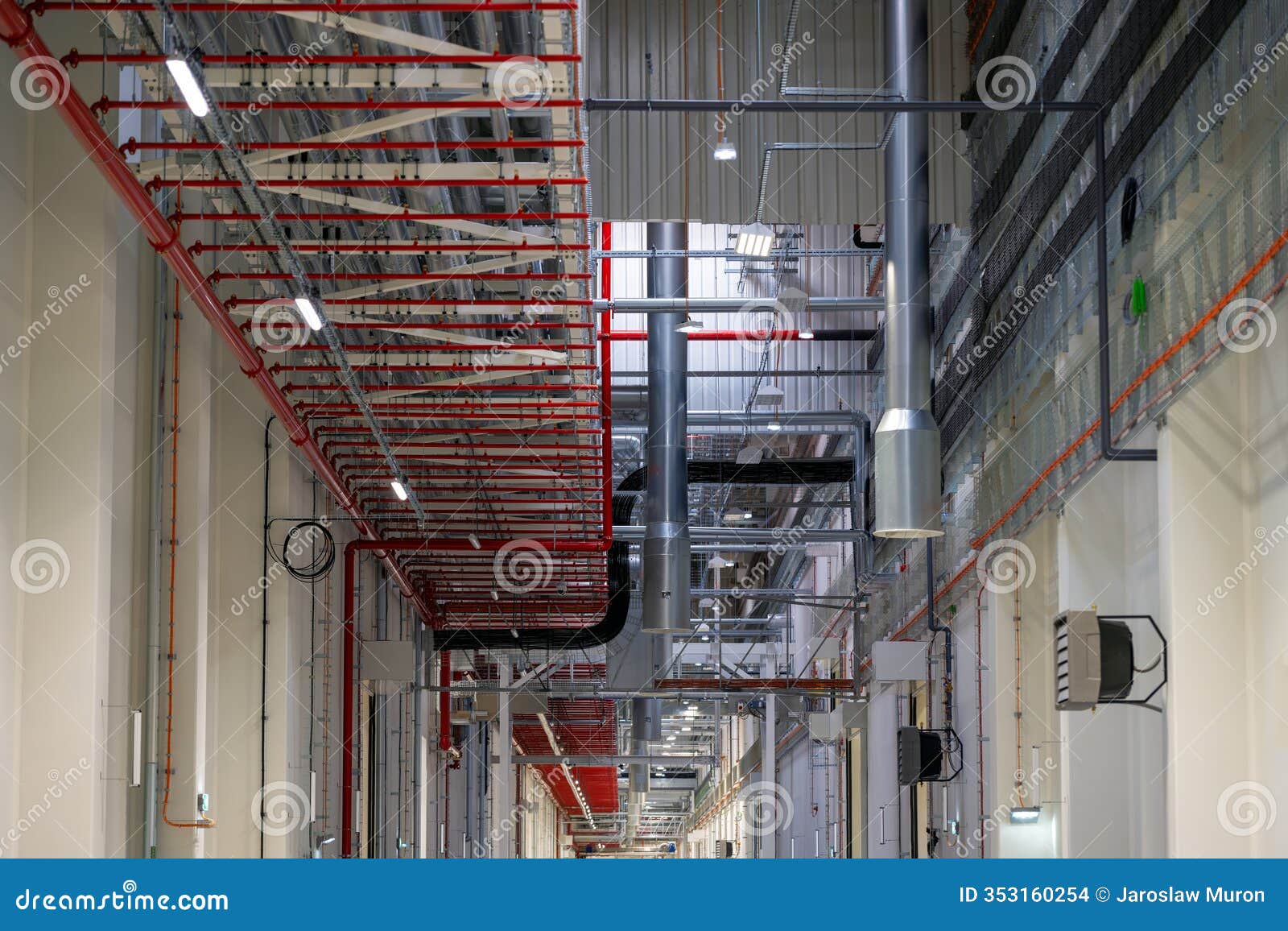 Miscellaneous Industrial Installations Inside Manufacturing Plant Stock Photo - Image of ...