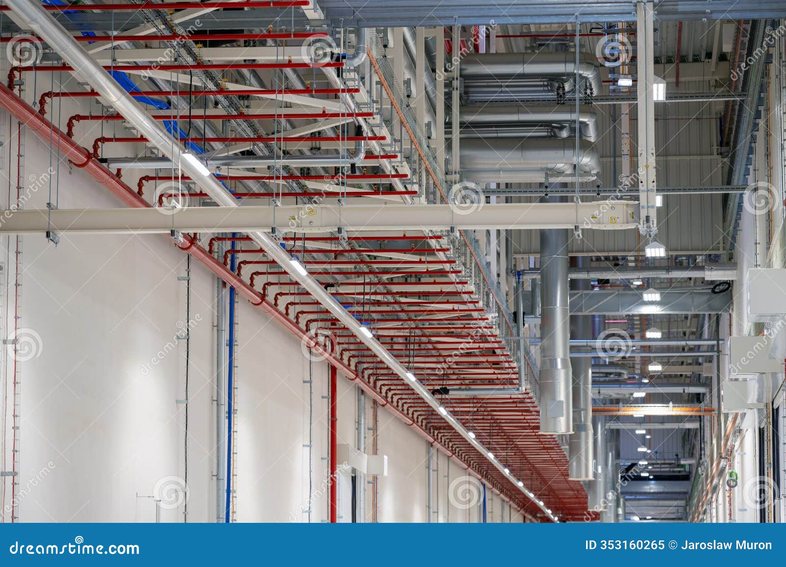 Miscellaneous Industrial Installations Inside Manufacturing Plant Stock ...