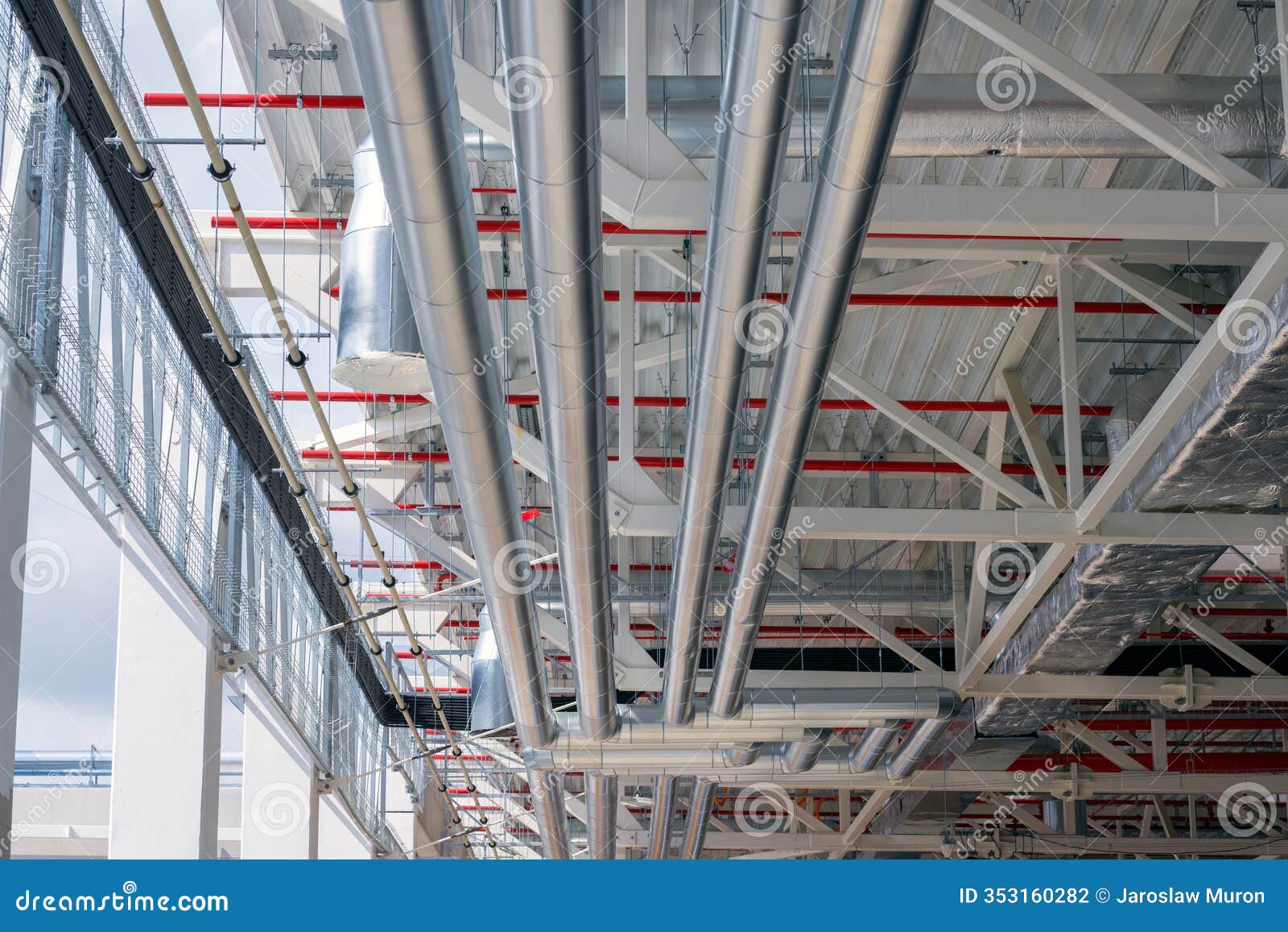Miscellaneous Industrial Installations Inside Manufacturing Plant Stock ...