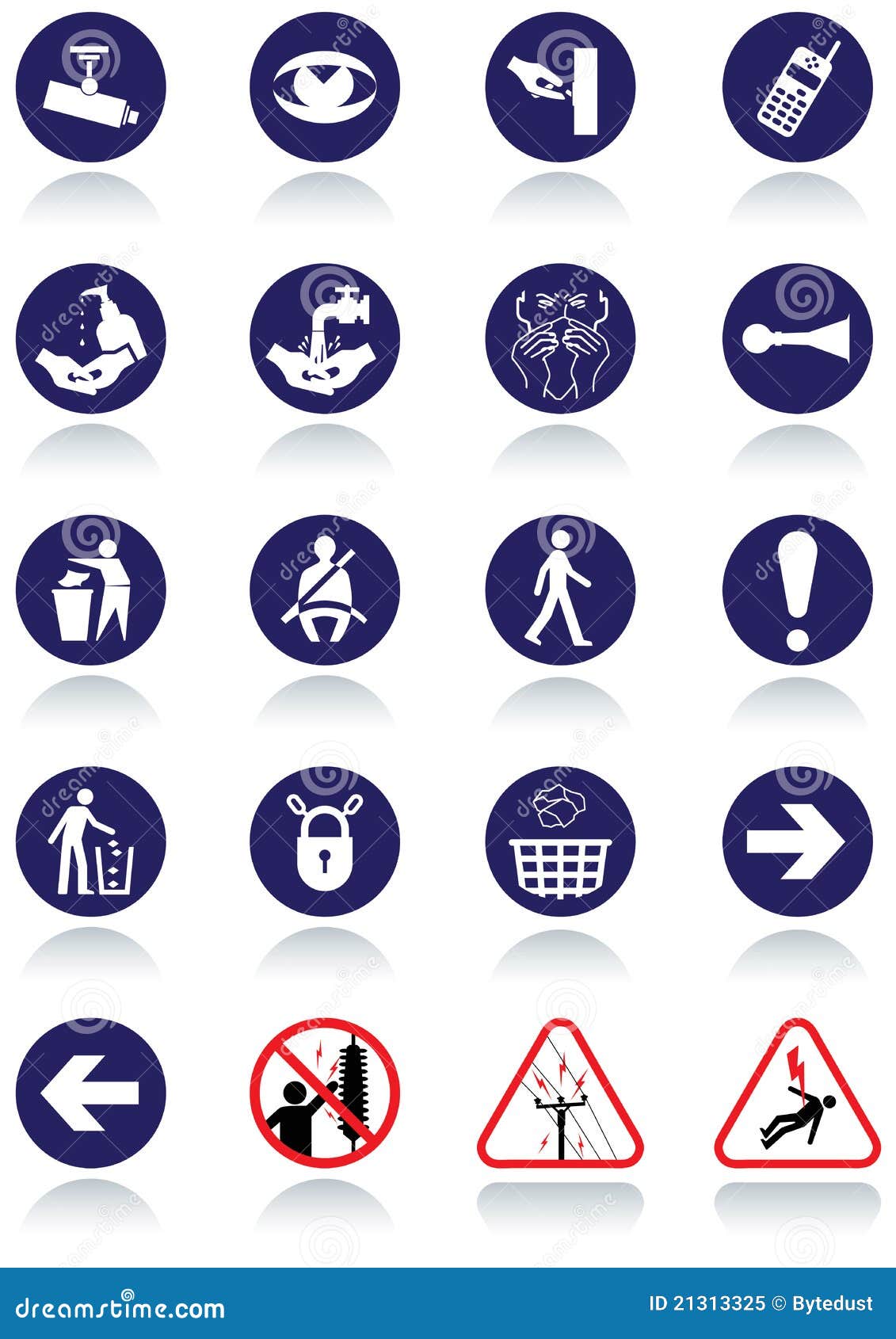 Miscellaneous International Communication Signs. Stock Vector ...