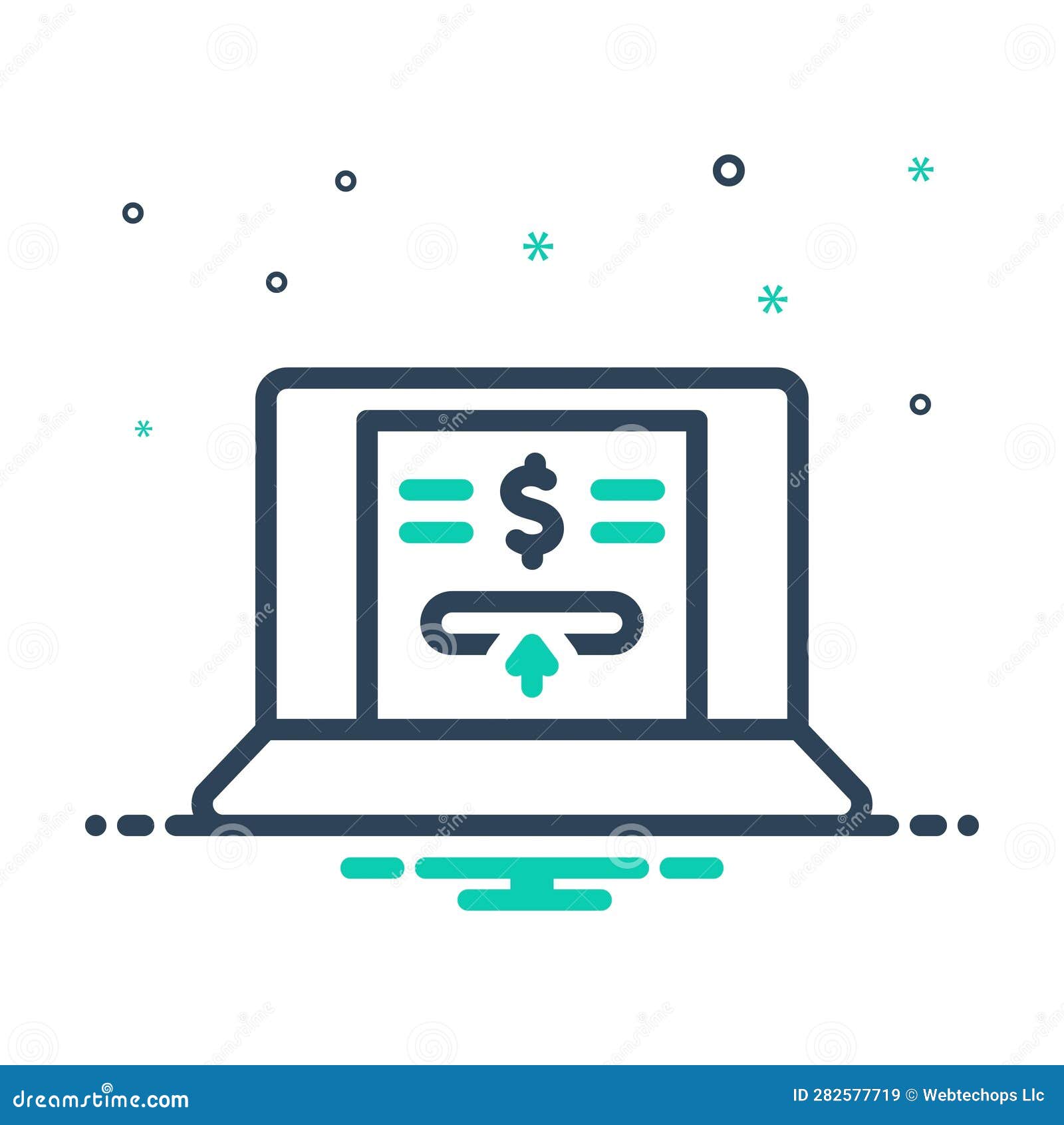 Mix Icon for Requests, Application and Password Stock Vector ...