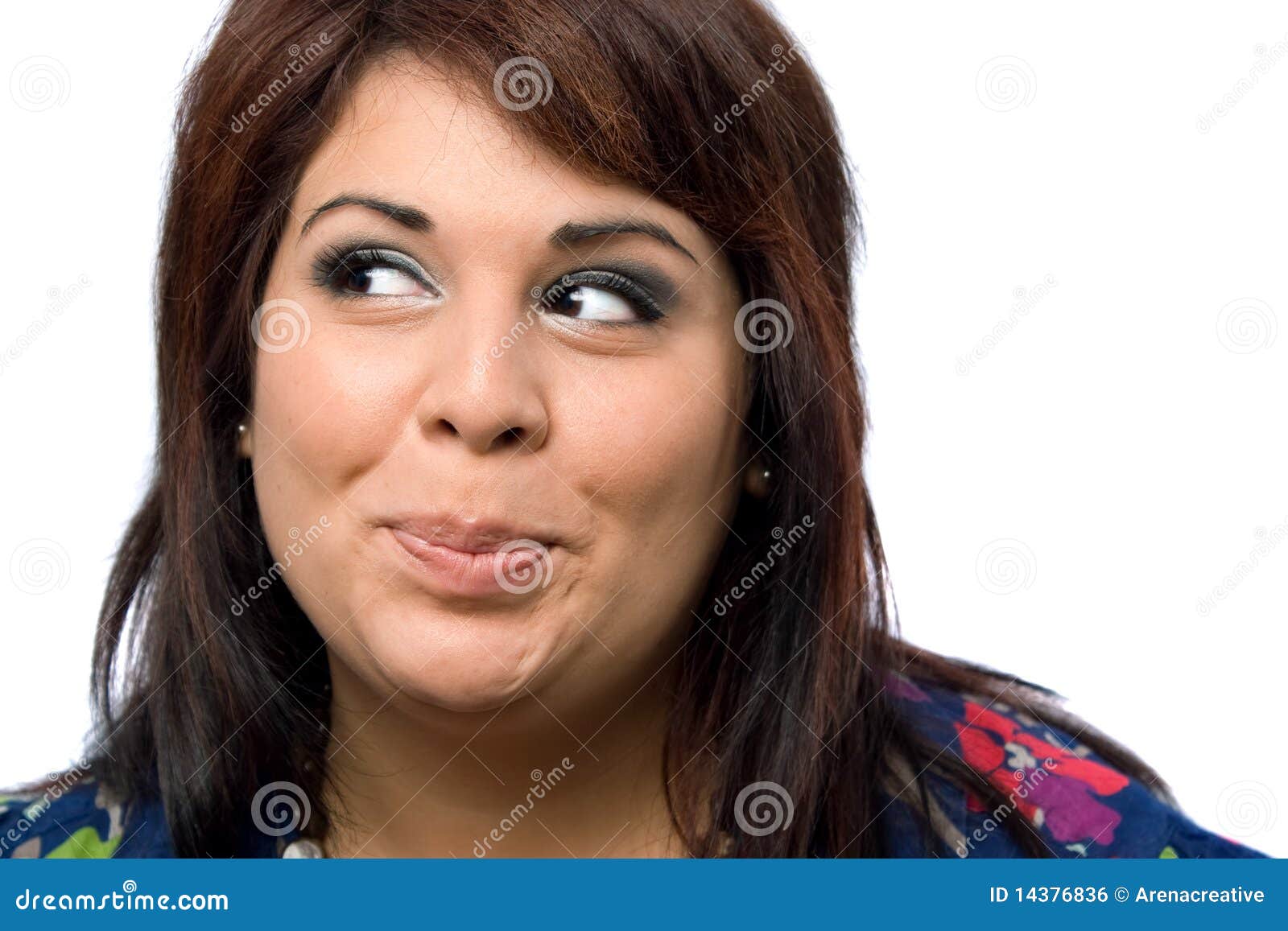 Mischievous Girl stock photo. Image of contemplative - 14376836