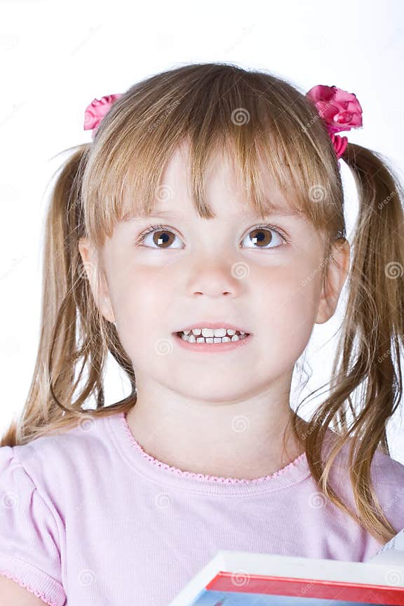 Mischievous girl stock image. Image of human, face, person - 15824951