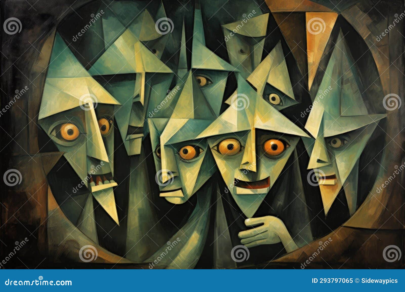 Mischievous Goblins Lurking in Shadowy Corners - Generative AI Stock ...