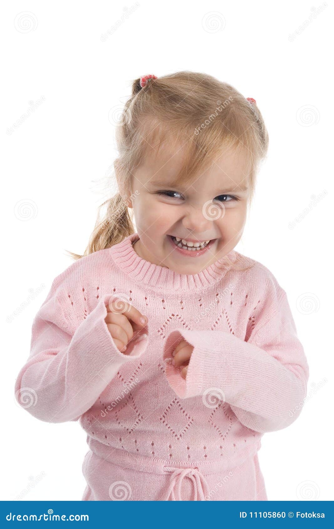 Mischievous little girl stock photo. Image of children - 11105860