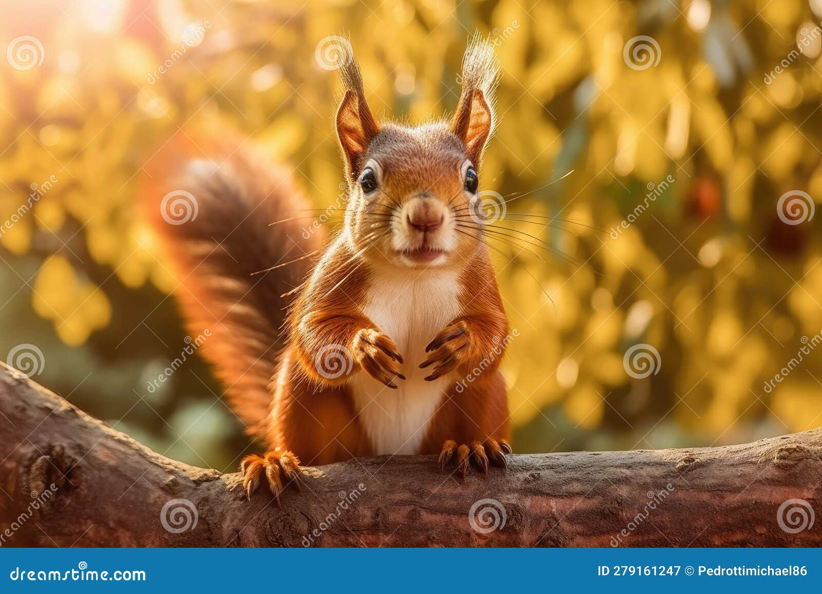 Mischievous Squirrel stock image. Image of outdoors - 279161247