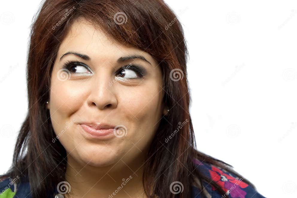 Mischievous Woman stock photo. Image of grinning, lips - 11651416