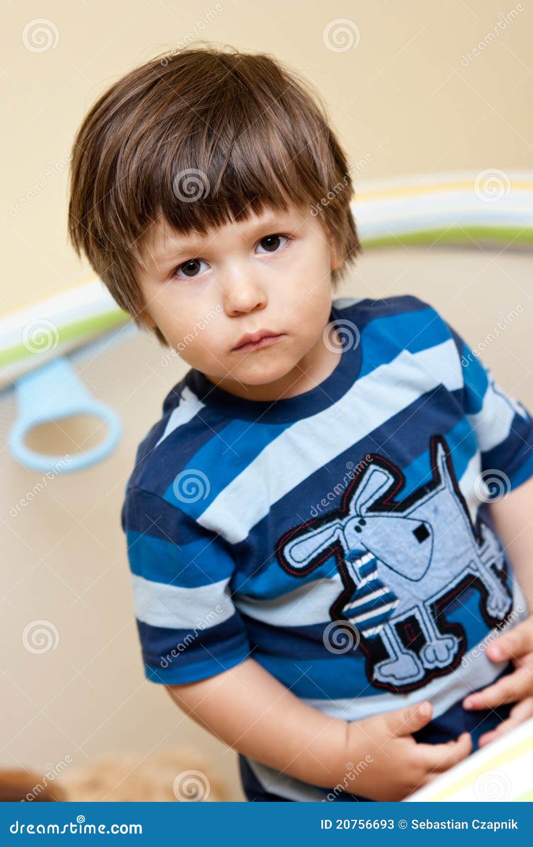 Mischievous young boy stock image. Image of cute, closeup - 20756693
