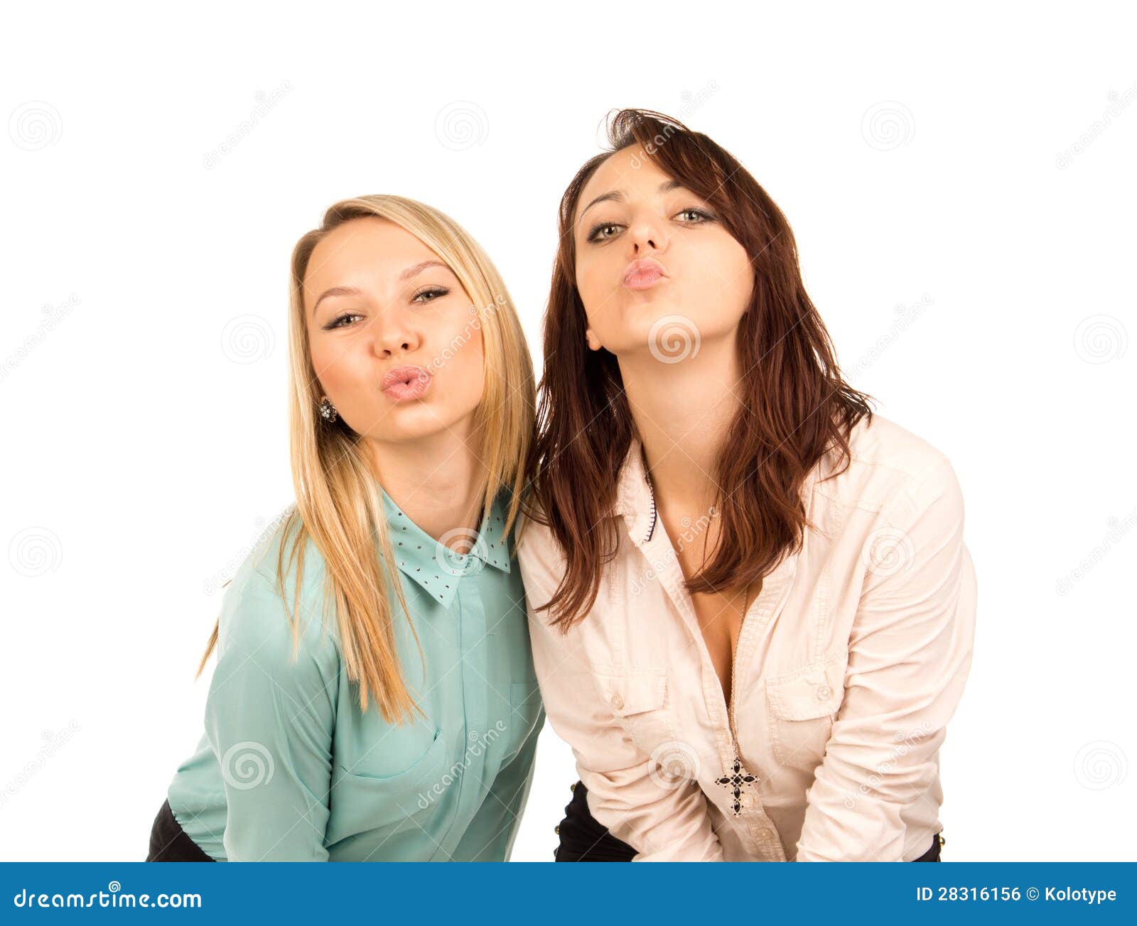 Mischievous Young Women Royalty-Free Stock Photo | CartoonDealer.com ...