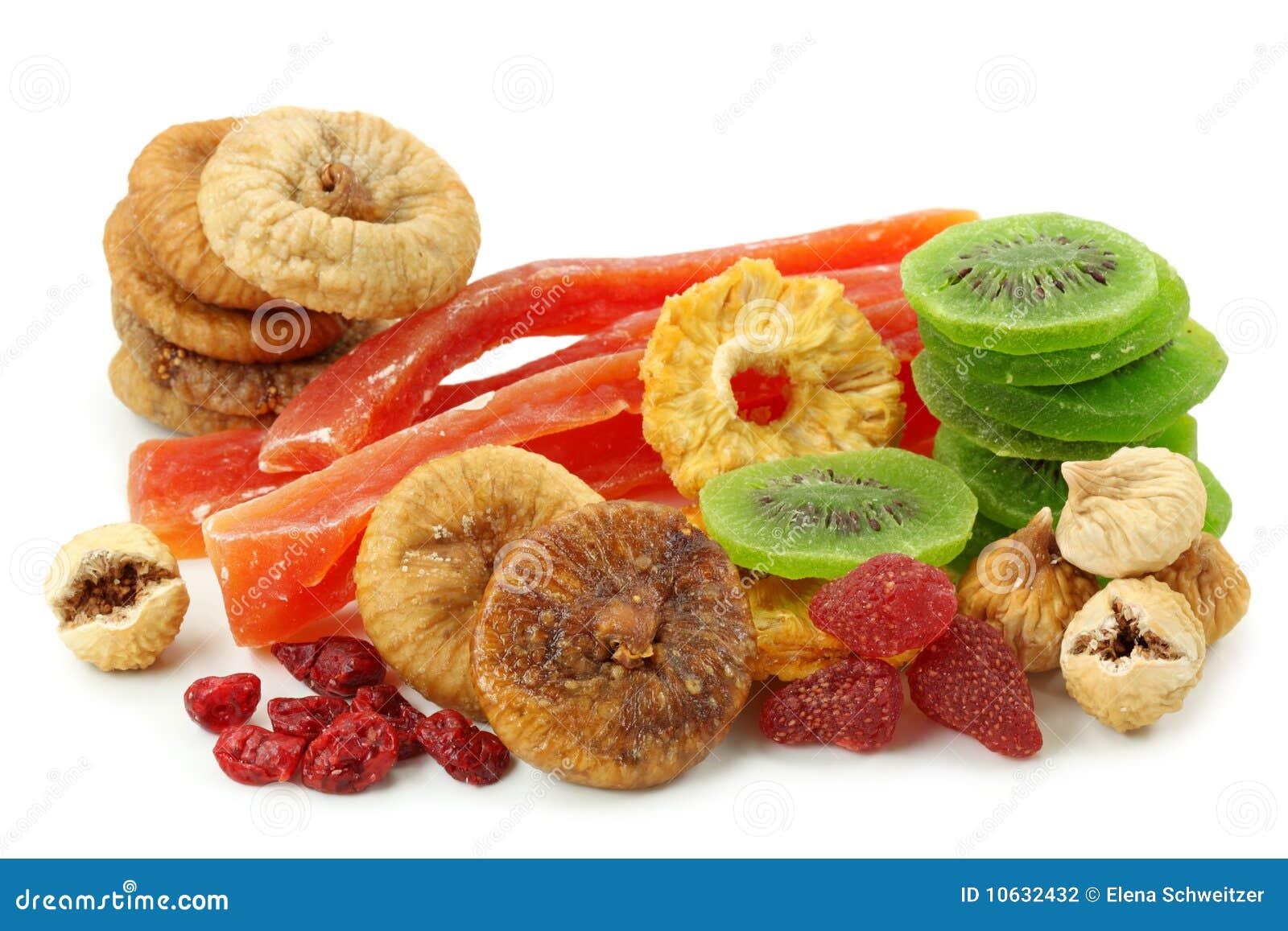 Mischung Der Getrockneten Früchte Stockfoto - Bild von frucht, kirschen ...