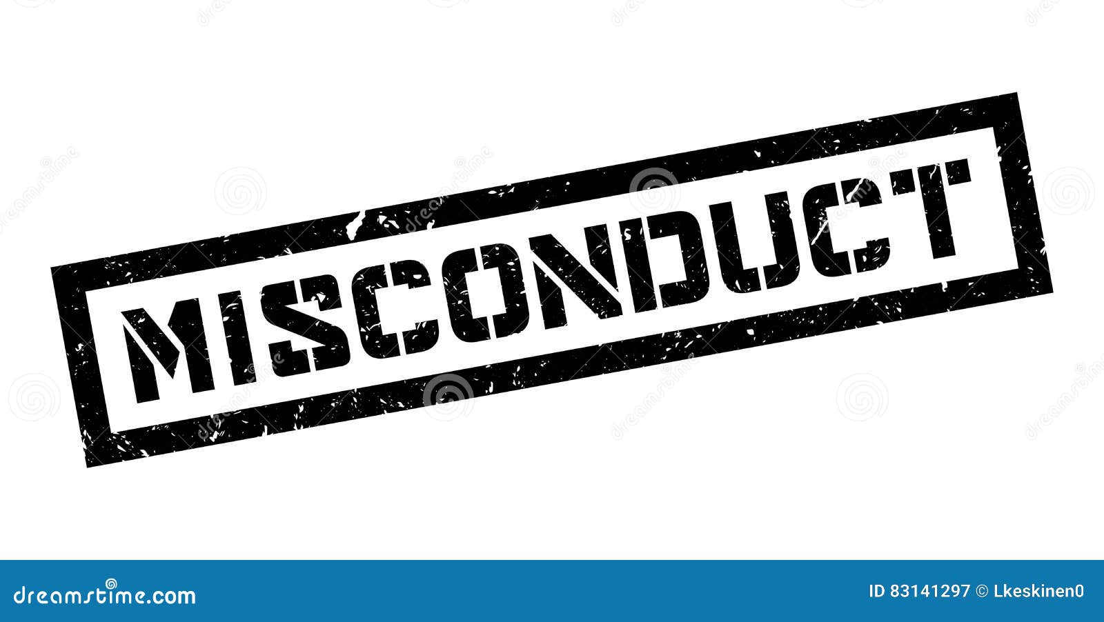 Misconduct Rubber Stamp Royalty-Free Stock Photography | CartoonDealer ...
