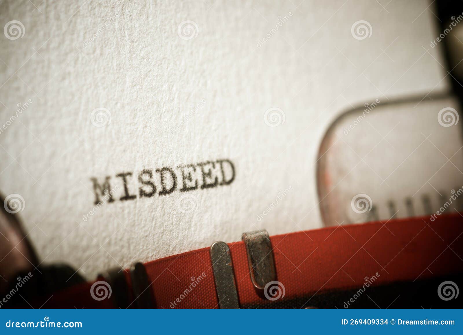 Misdeed concept view stock photo. Image of villainy - 269409334