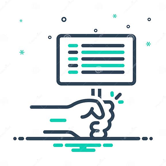 Mix Icon for Against, Contrary and Opposed To Stock Vector ...