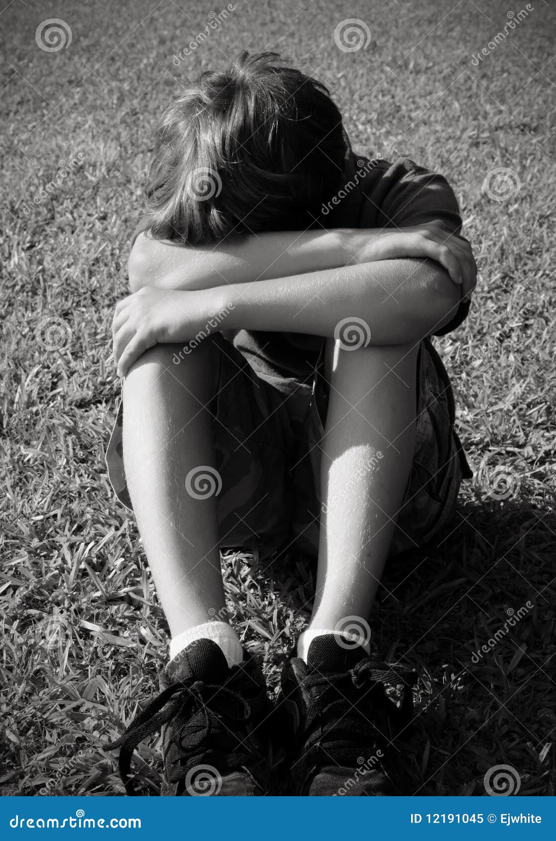 Miserable and alone stock image. Image of lonely, alienated - 12191045