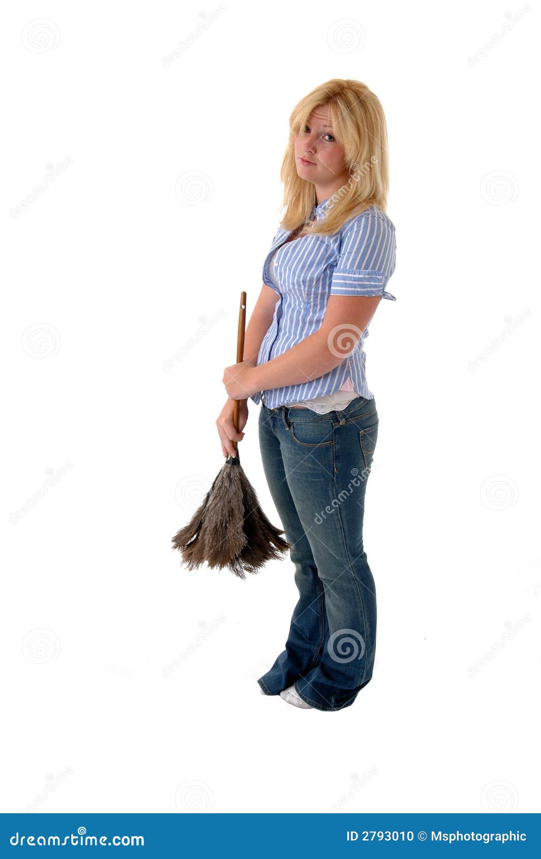 Miserable Maid stock photo. Image of cute, lady, unhappy - 2793010