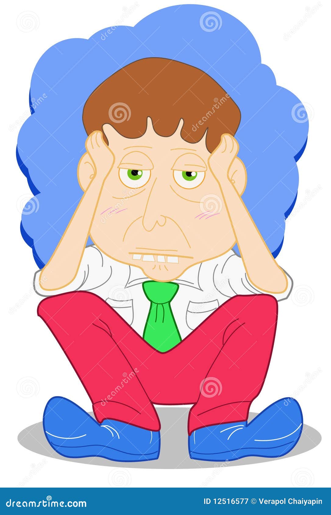 Miserable Dejected African American Woman Cries After Breakdown ...