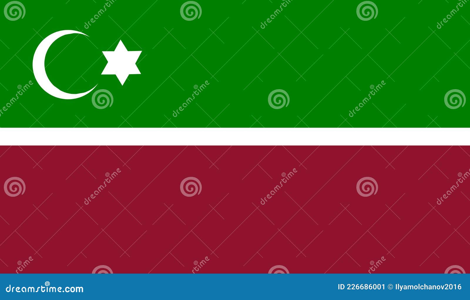 Mishar Tatars Ethnic Groups Flag Vector Icon Stock Vector ...