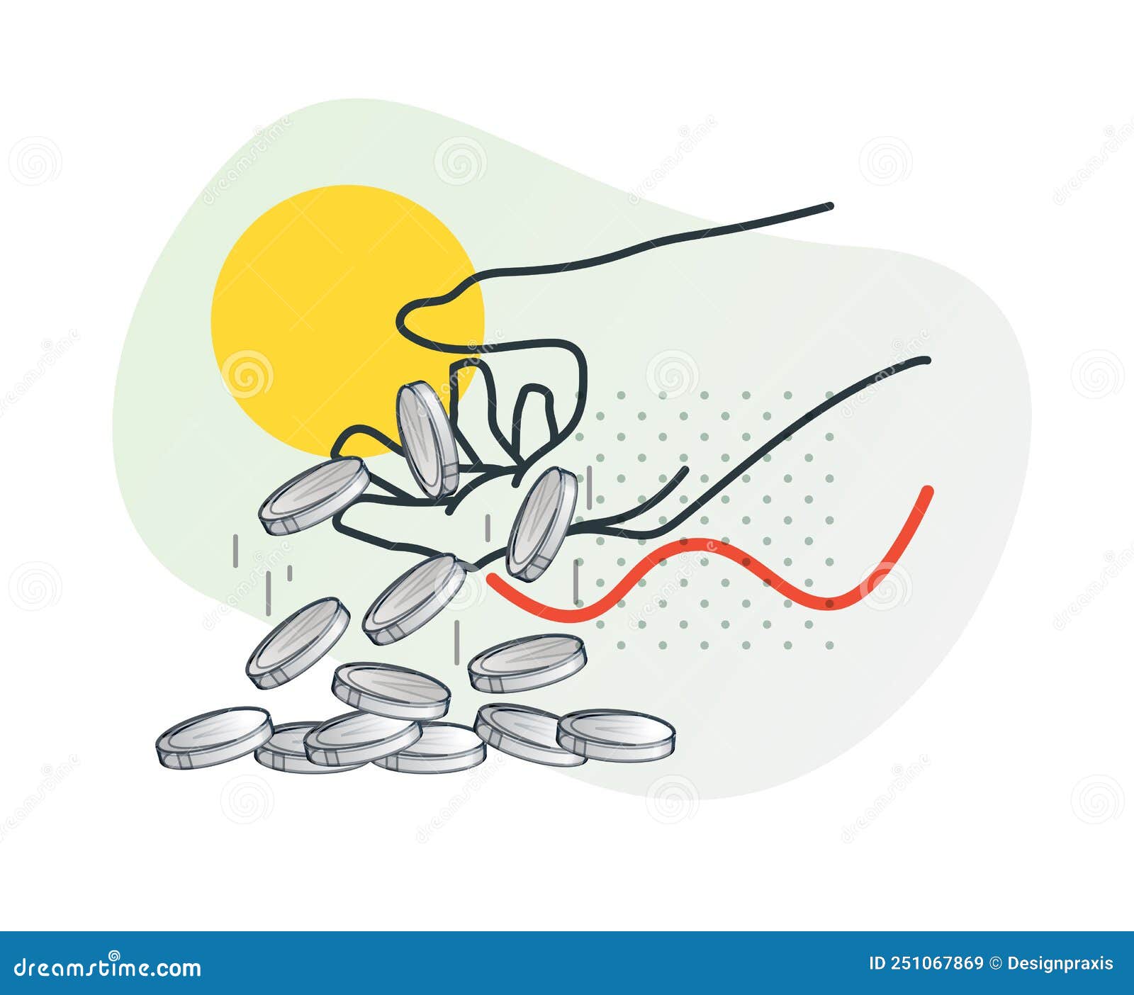 Mismanagement of Seed Capital - Illustration Stock Vector ...