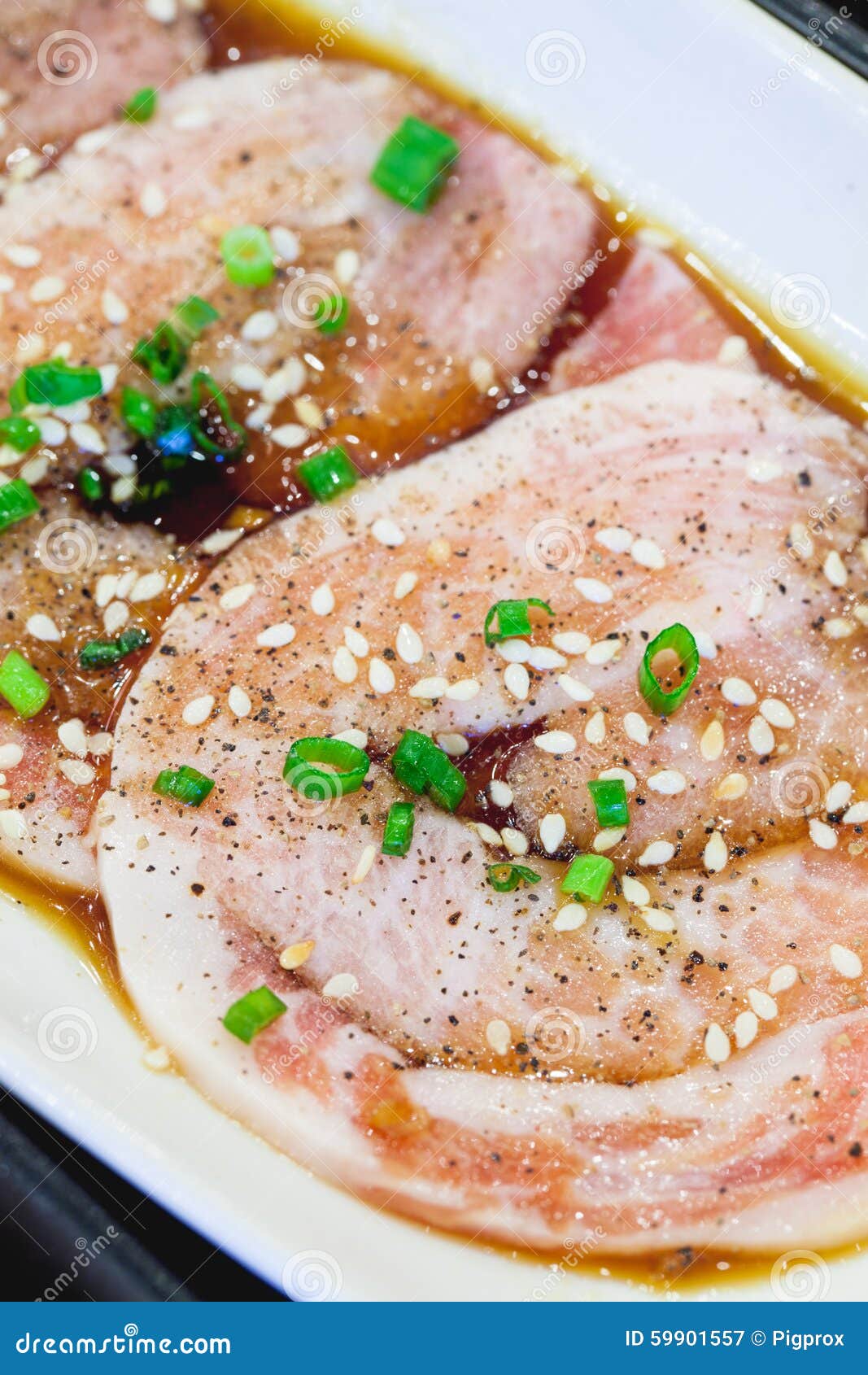 Miso Beef Food on White Background. Stock Image - Image of noodles ...