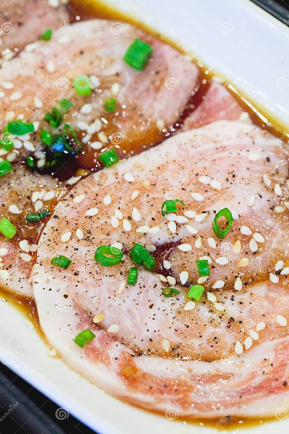 Miso Beef Food on White Background. Stock Image - Image of noodles ...