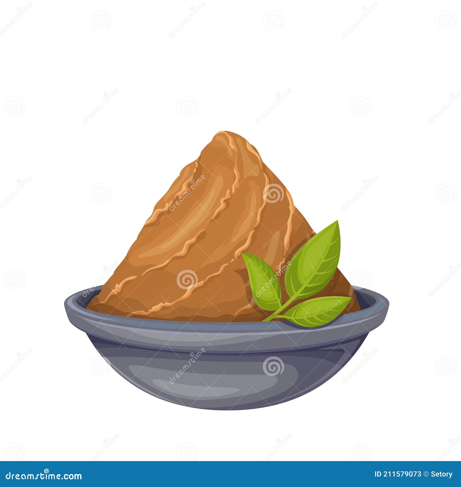 Miso paste in bowl stock vector. Illustration of fermented - 211579073